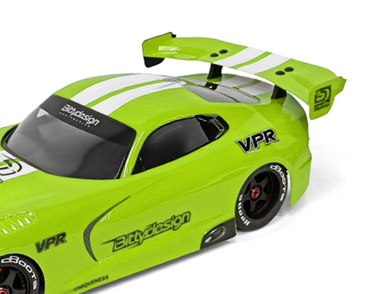 Bittydesign VPR Drag Racing Wing Set (Clear) #BDDG-VPRW - Hobby Time RC