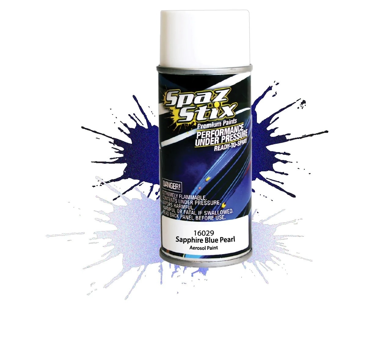 Spaz Stix "Sapphire Blue Pearl" Spray Paint (3.5oz) #16029 - Hobby Time RC