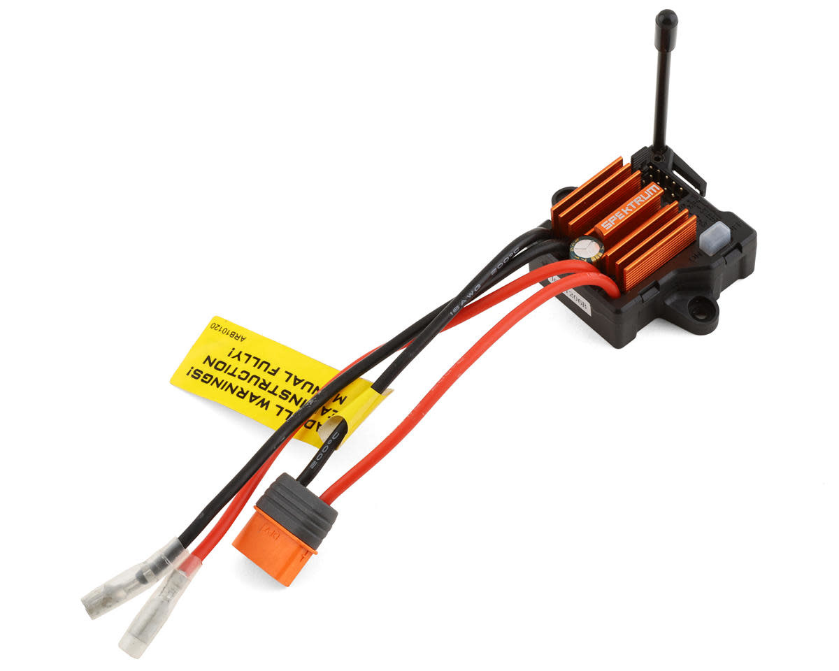 Spektrum RC 40 Amp Brushed 2-in-1 ESC & SLT Receiver #SE2140RX - Hobby ...