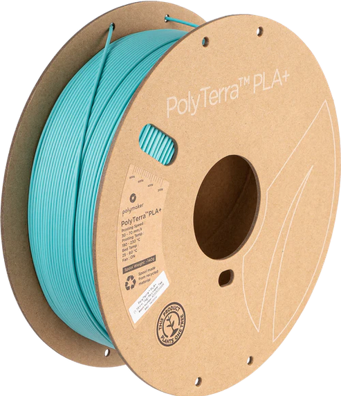 Polymaker PolyTerra™ PLA+ (1kg) (1.75mm, Polymaker Teal) #PA05004 ...