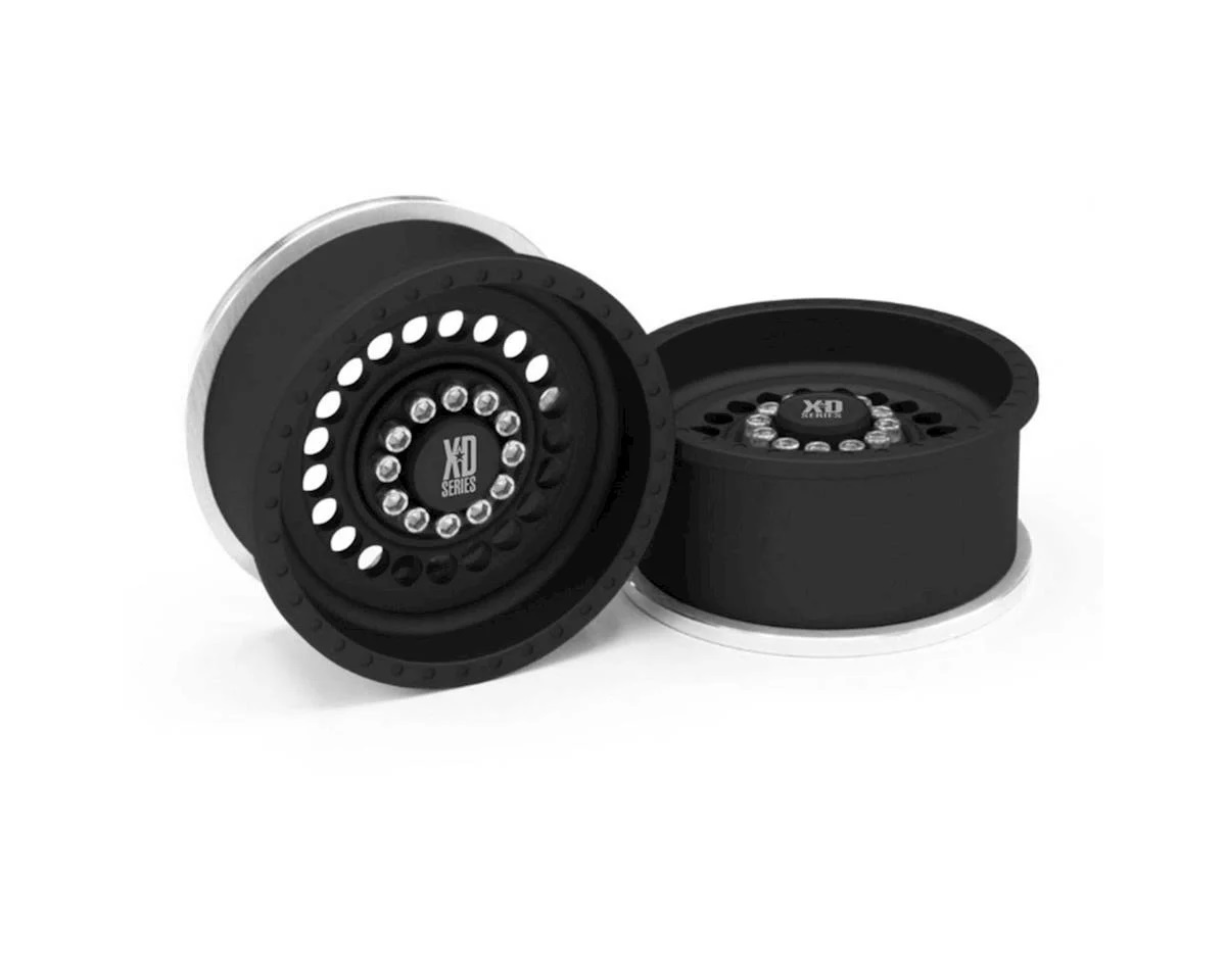 Incision KMC 1.9" XD136 Panzer Crawler Wheel (Black) #IRC00310 - Hobby ...