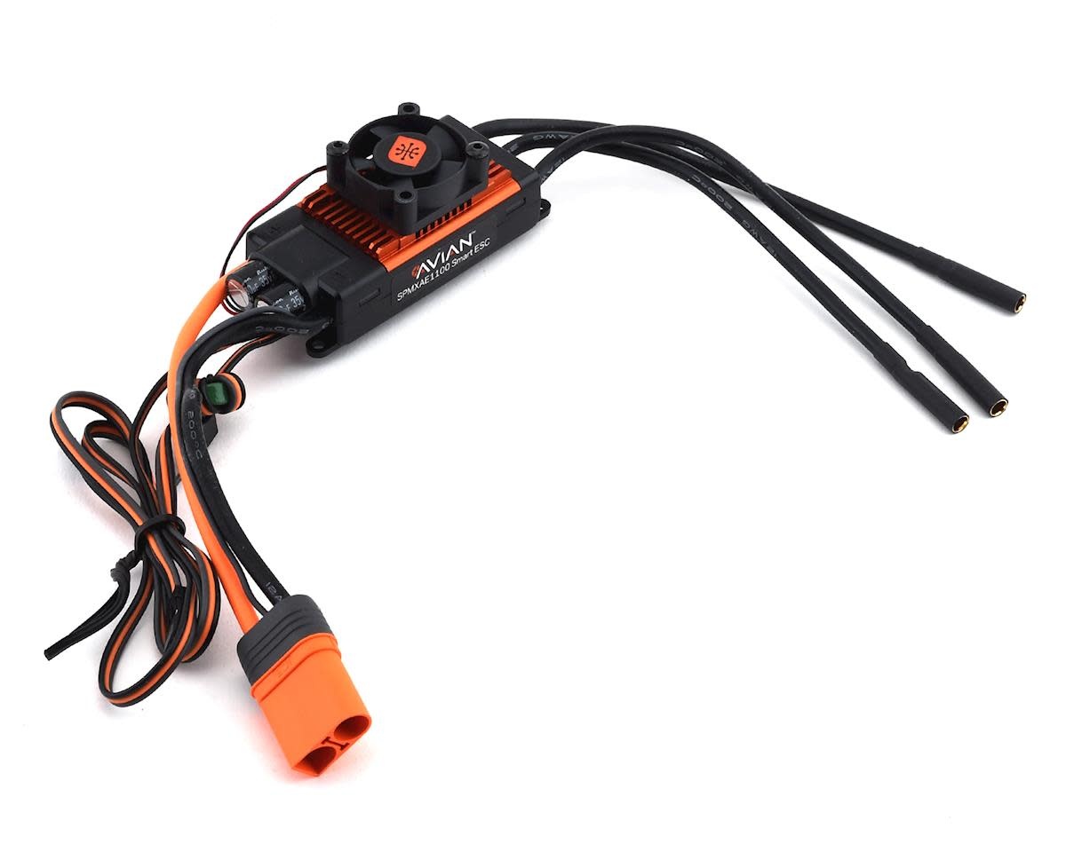 Spektrum RC Avian 100 Amp Brushless Smart ESC #SPMXAE1100 - Hobby Time RC