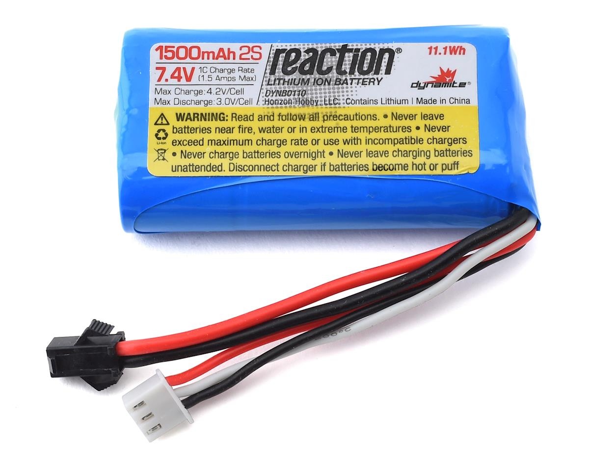Dynamite Jet Jam Pool Racer 2S Li-Ion Battery (7.4V/1500mAh) #DYNB0110 ...