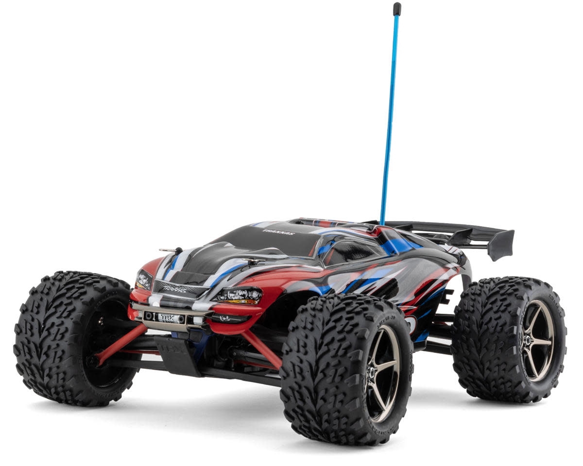 Traxxas E-Revo 1/16 4WD RTR Truck (Red) w/XL-2.5 ESC, TQ 2.4GHz Radio ...