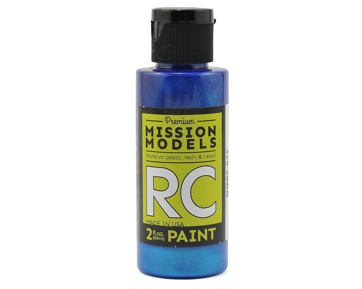 Mission Models Pearl Blue Acrylic Lexan Body Paint (2oz) #MMRC-022 ...