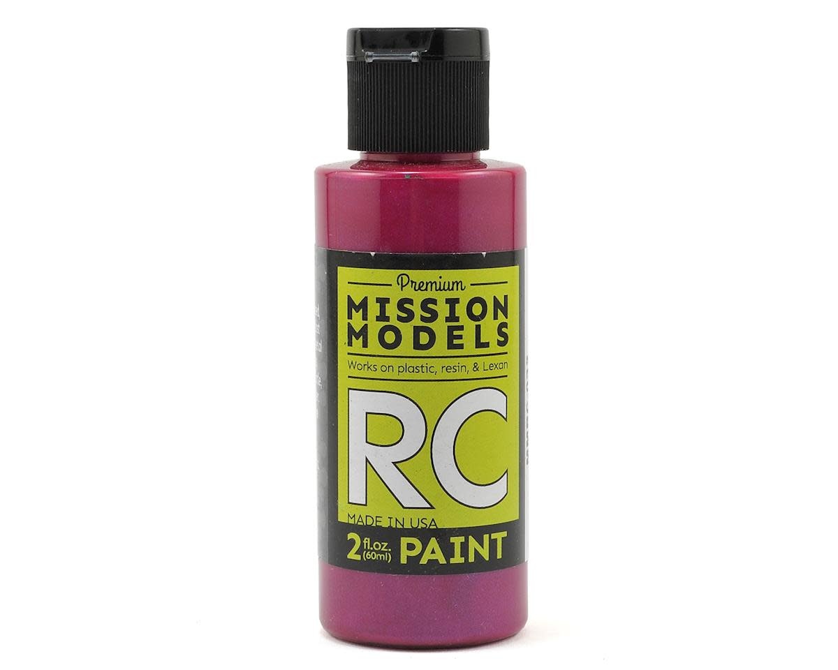 Mission Models Iridescent Candy Red Acrylic Lexan Body Paint (2oz) # ...