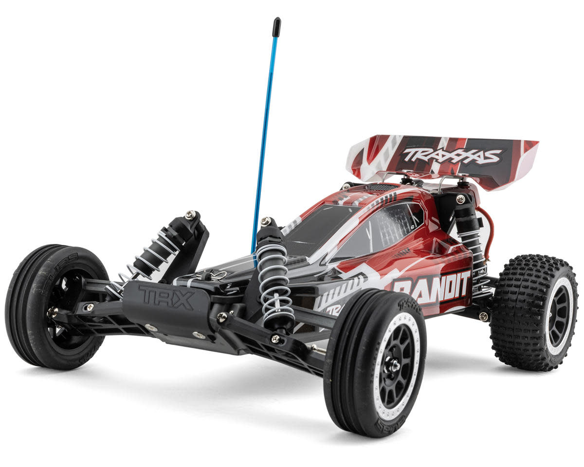 Traxxas Bandit 1/10 RTR 2WD Electric Buggy (Red) w/XL-5 ESC, TQ 2.4GHz ...