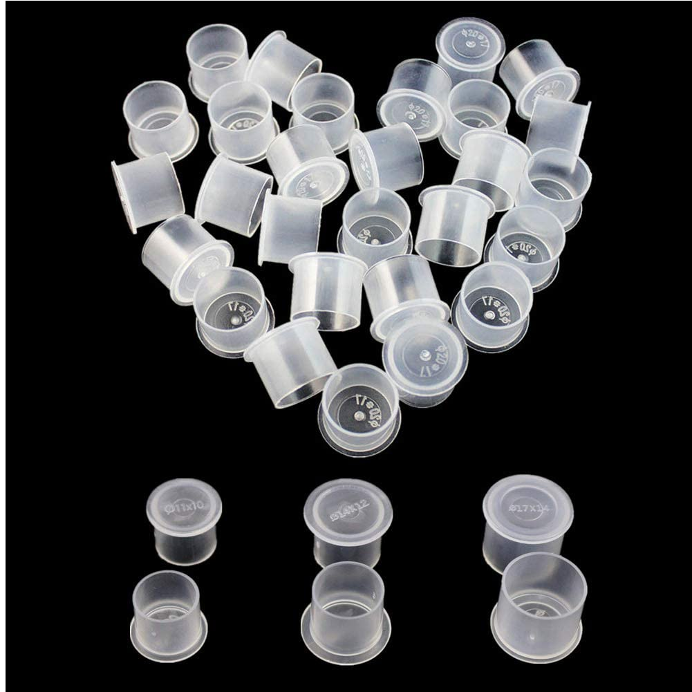 FLAT BOTTOM INK CUPS (BAG OF 100) - Anarchy Tattoo Supplies