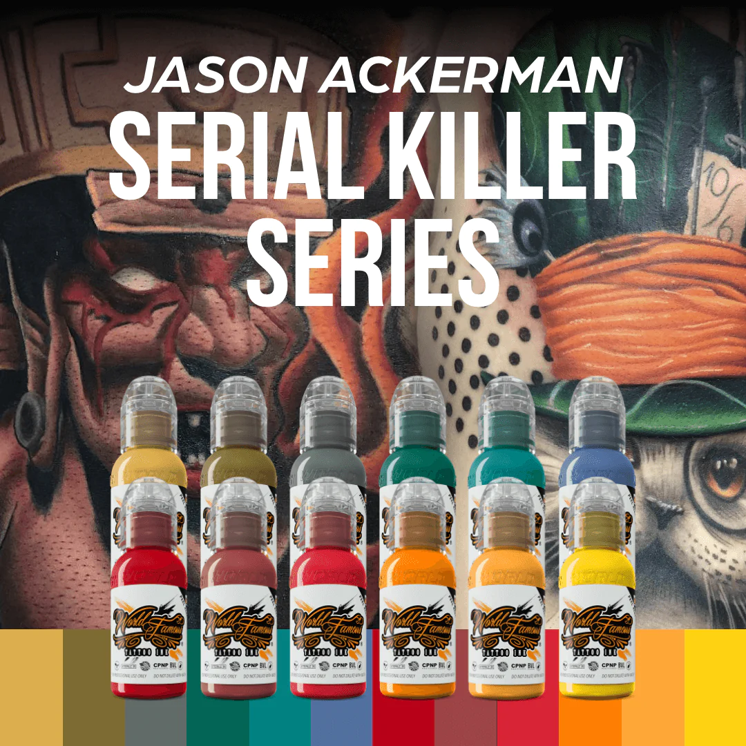 WORLD FAMOUS JASON ACKERMAN SERIAL KILLER SERIES - Anarchy Tattoo Supplies