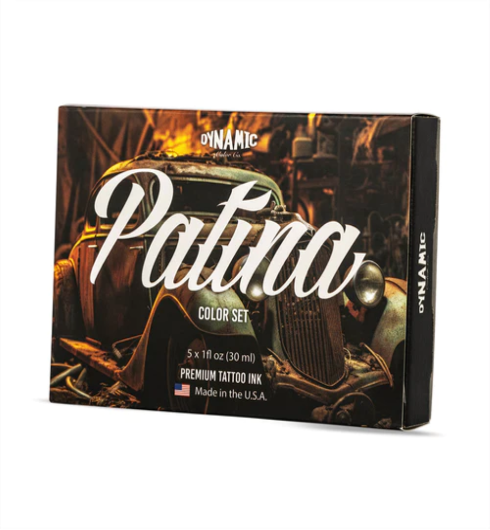 DYNAMIC INK PATINA 1OZ COLOR SET - Anarchy Tattoo Supplies