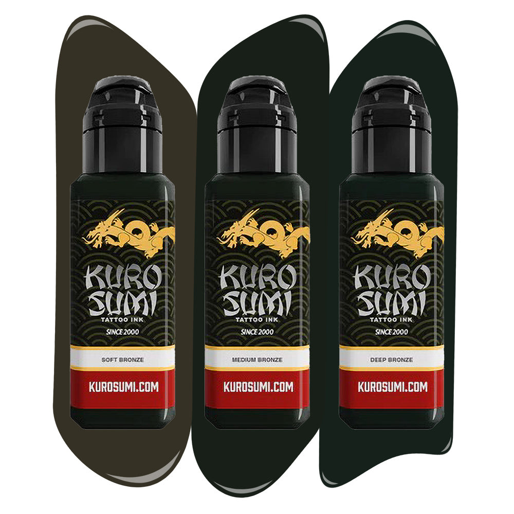 KURO SUMI BRONZE LINING & SHADING SET - Anarchy Tattoo Supplies