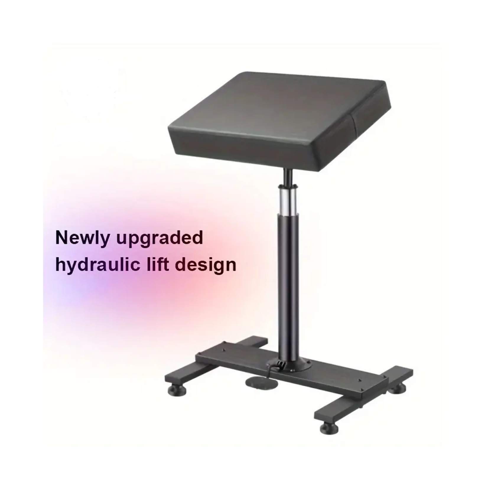 TATTOO ARM REST - HYDRAULIC ADJUSTABLE HEIGHT, ADJUSTABLE TILT - BLACK ...