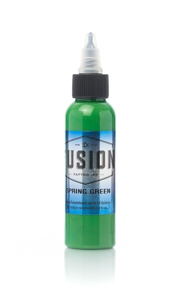 FUSION INK - SPRING GREEN - Anarchy Tattoo Supplies