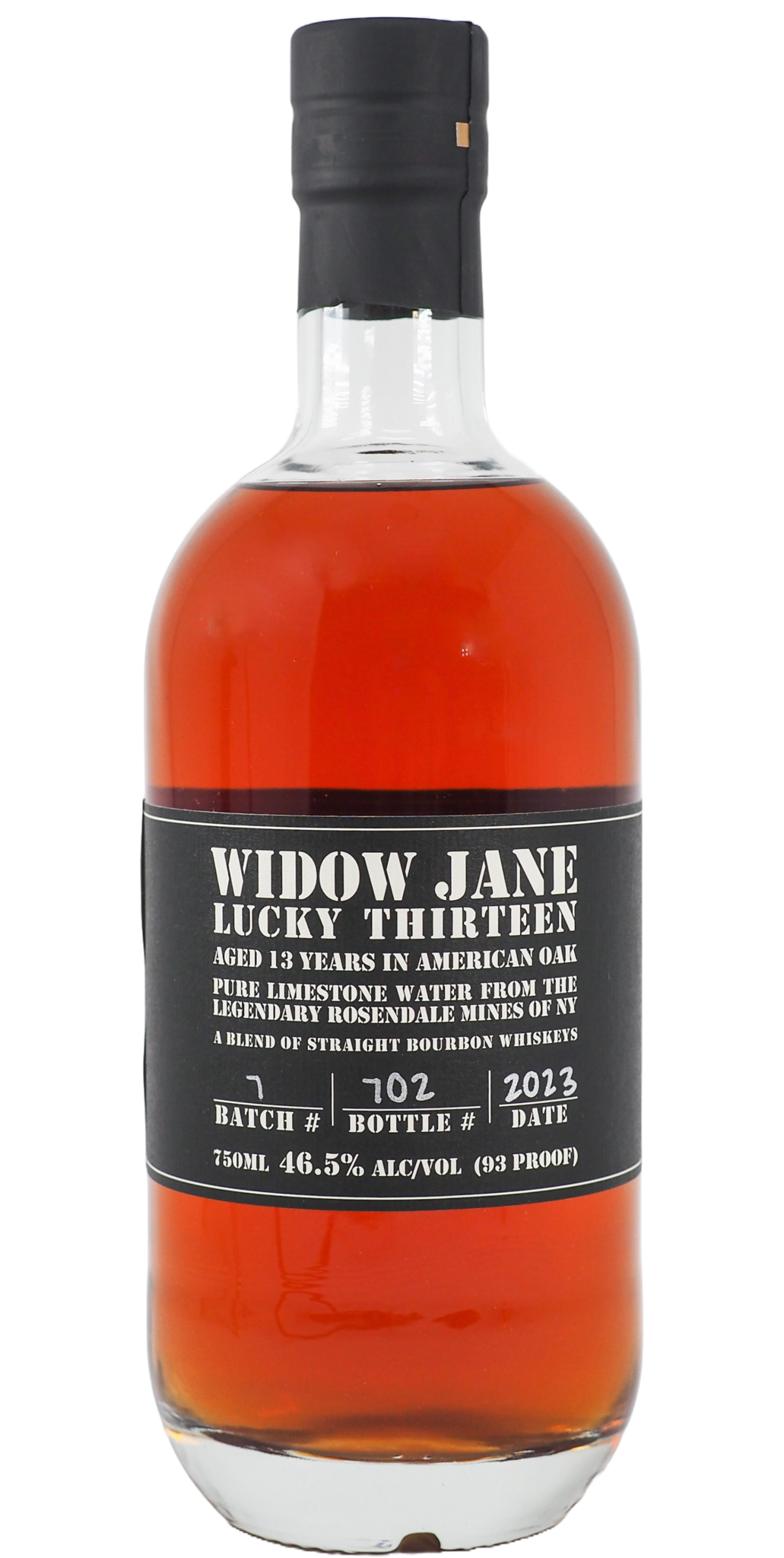 WIDOW JANE LUCKY THIRTEEN 13 YEAR BOURBON 750ML - Healthy Spirits