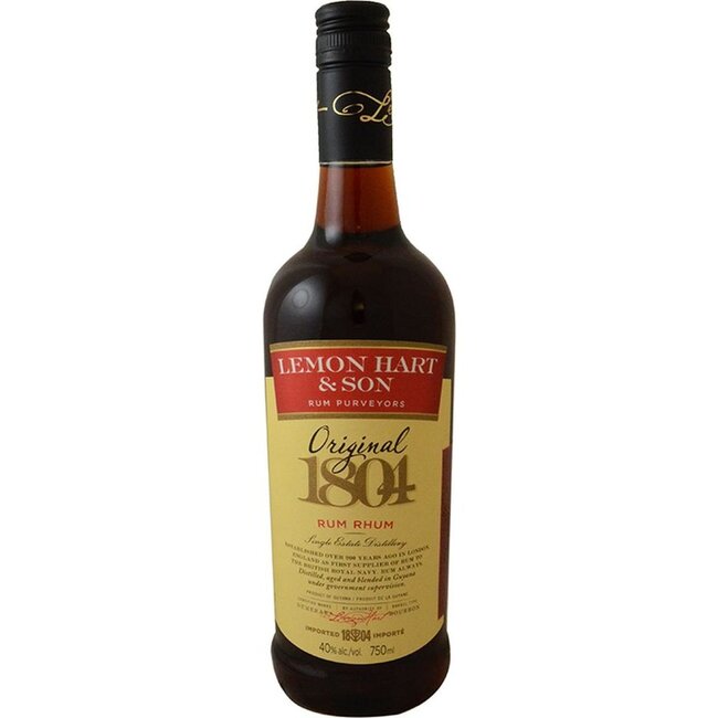 LEMON HART & SON ORIGINAL RUM 750ML - Healthy Spirits
