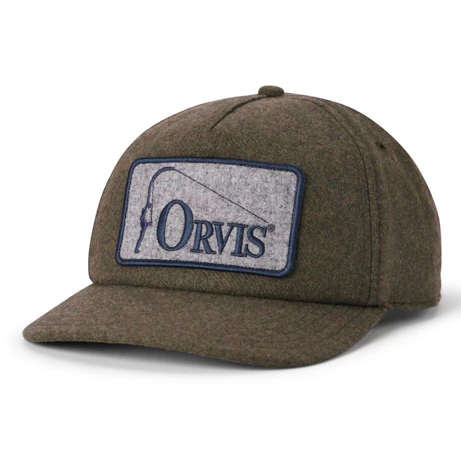 Orvis Bent Rod Flannel Cap-Ivy - Black Dog Outdoor Sports