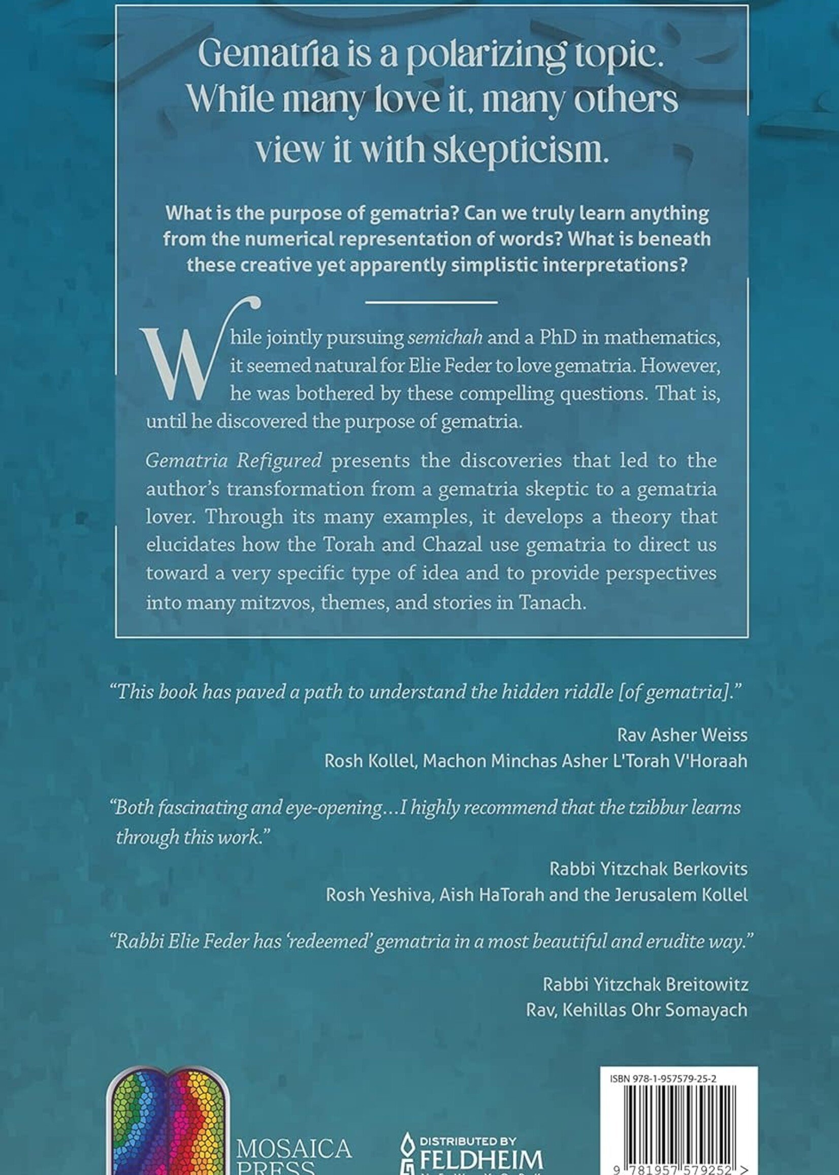 Gematria Refigured: A New Look At How The Torah Conveys Ideas Through ...