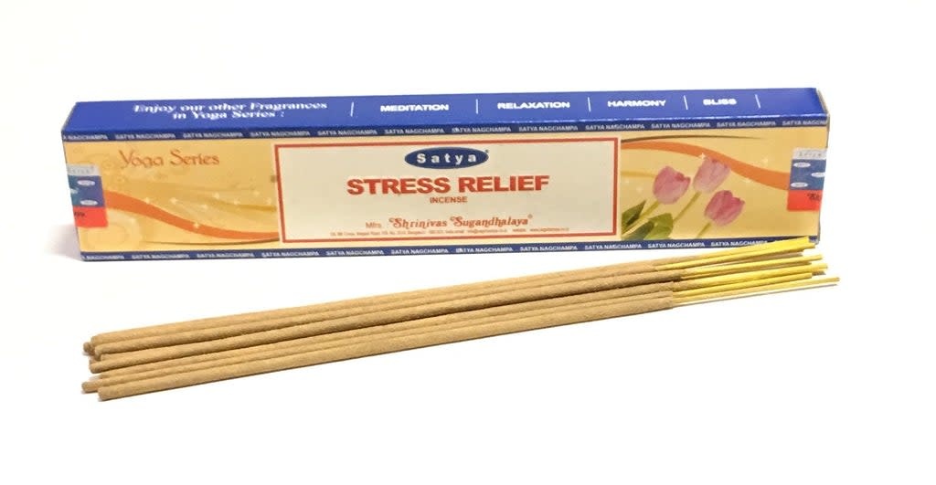 Stress Relief Incense Sticks Satya 15g - Energy Within Crystals