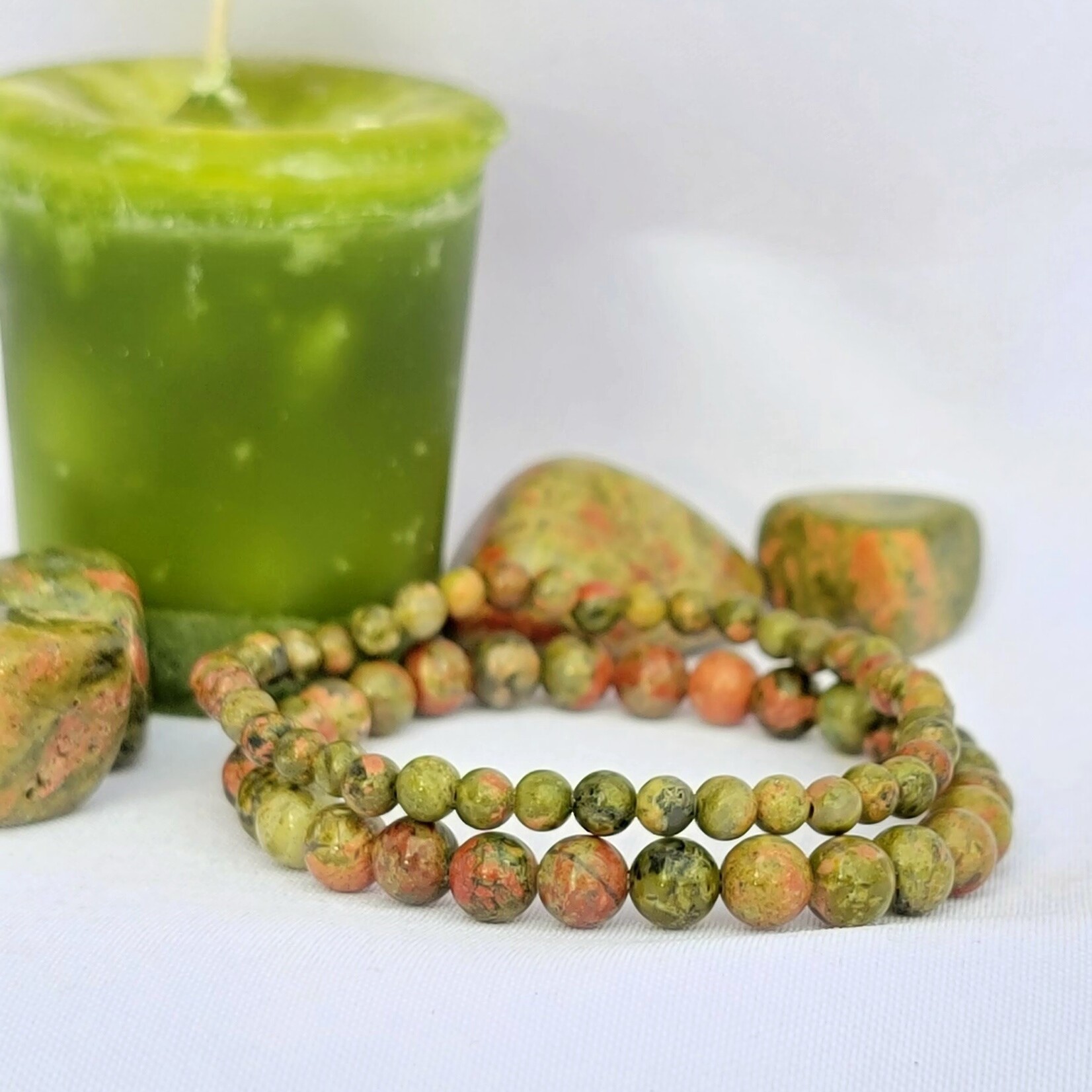 Unakite Bracelet - The Energy Within KC Crystal and Metaphysical Shop