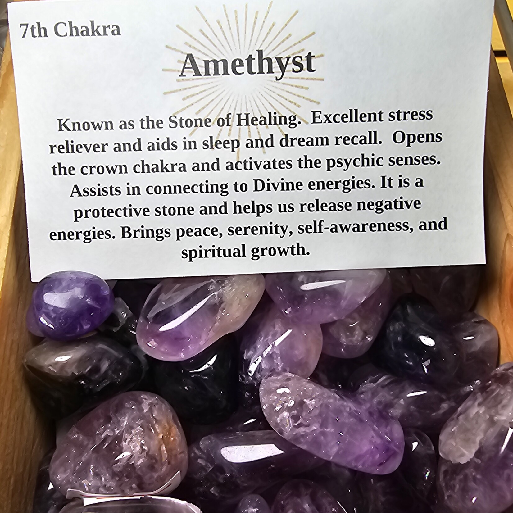Amethyst Tumbled - Energy Within Crystals