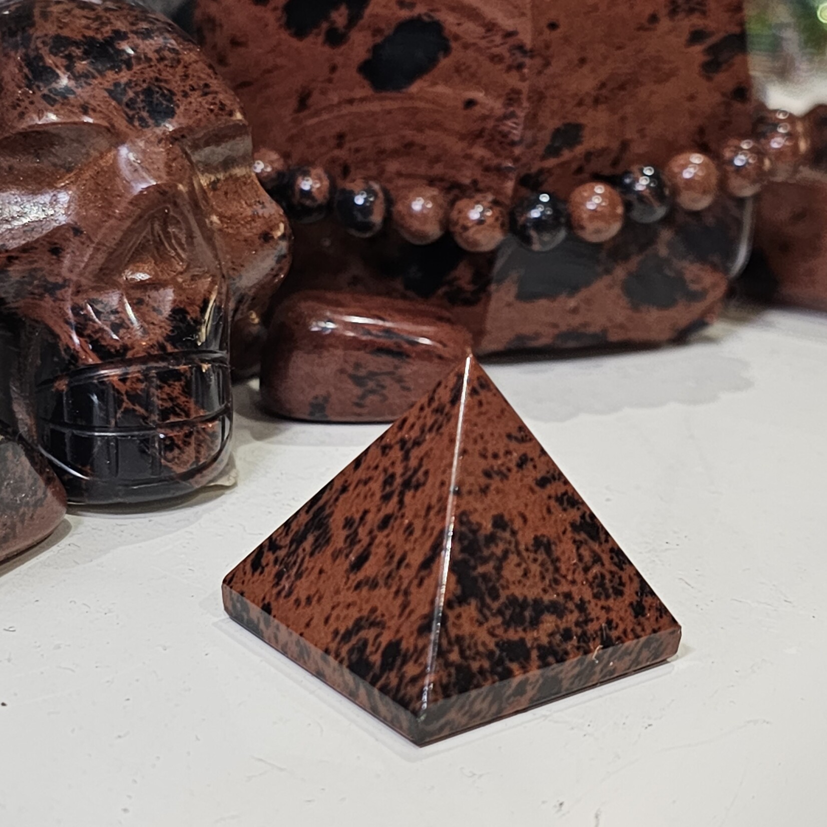 Mahogany Obsidian Pyramid - The Energy Within KC Crystal and ...
