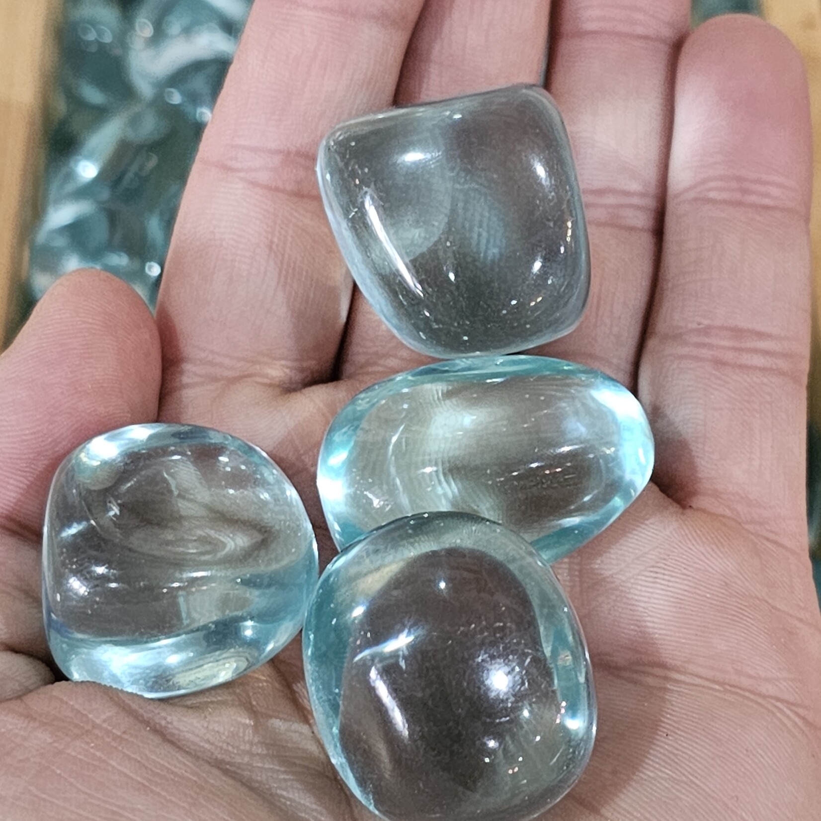 Blue Obsidian Tumbled - The Energy Within KC Crystal and Metaphysical Shop