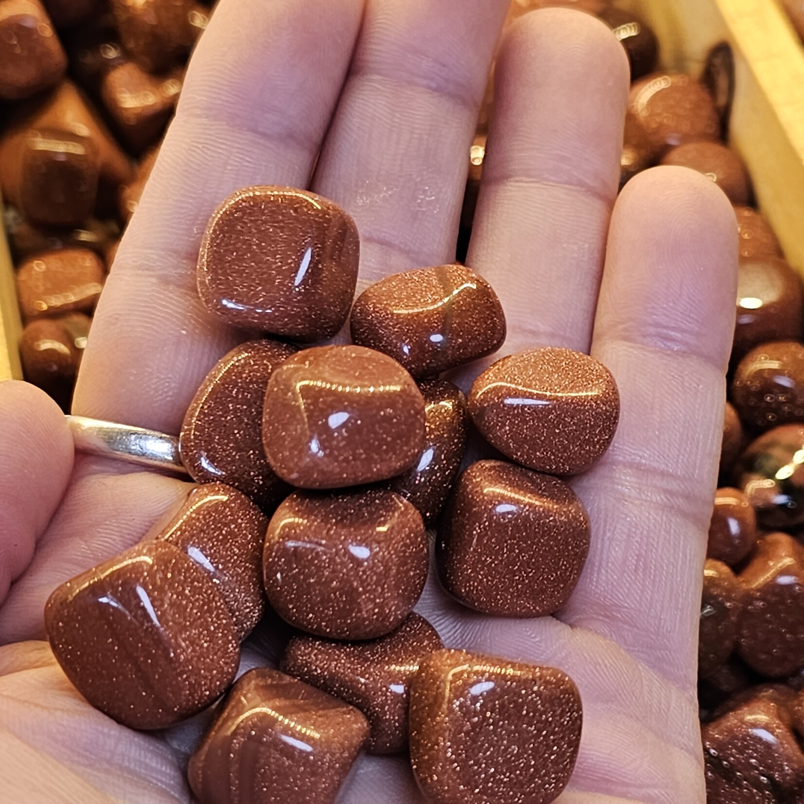 Goldstone Tumbled - The Energy Within KC Crystal and Metaphysical Shop