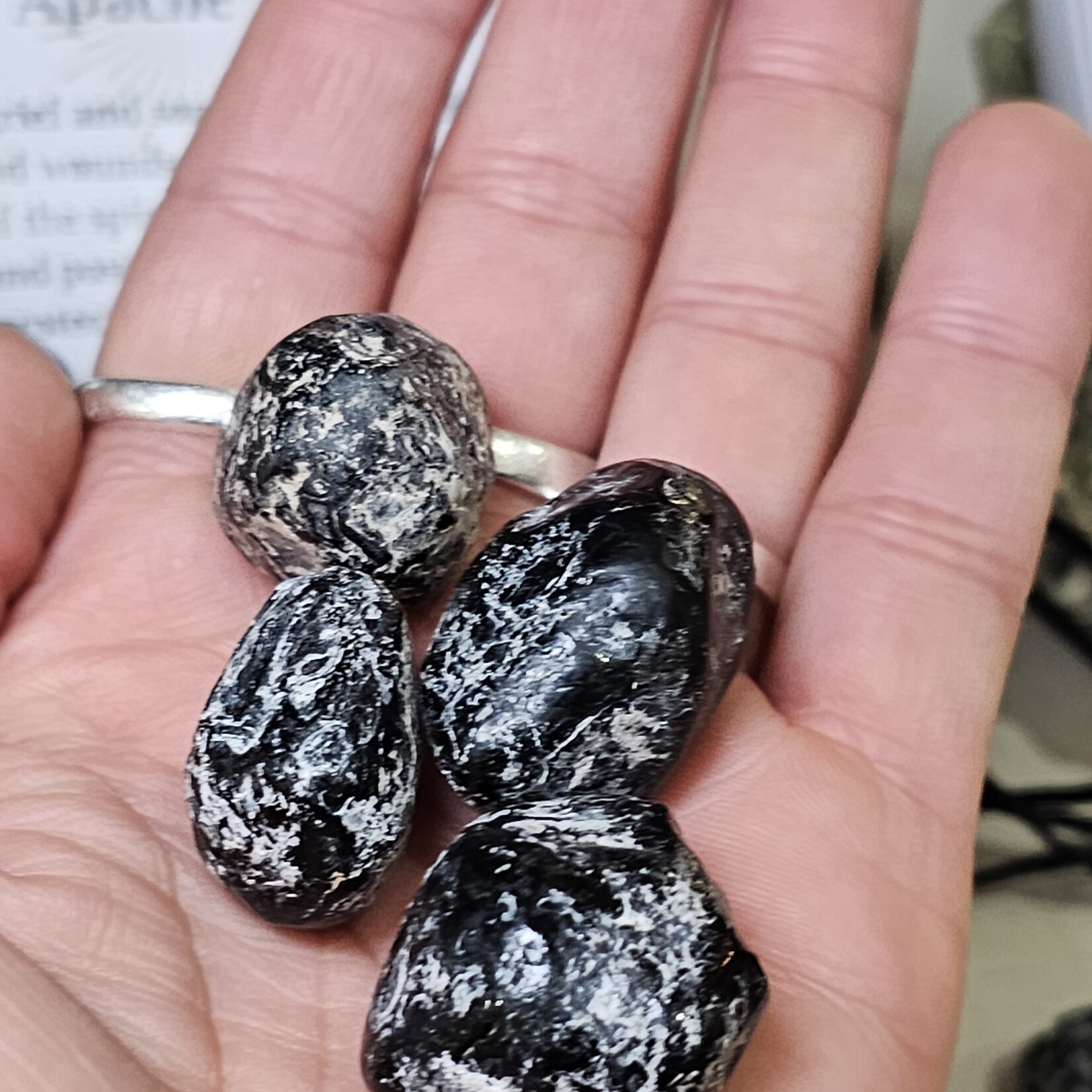 Apache Tears Rough Tumbled - The Energy Within KC Crystal and ...