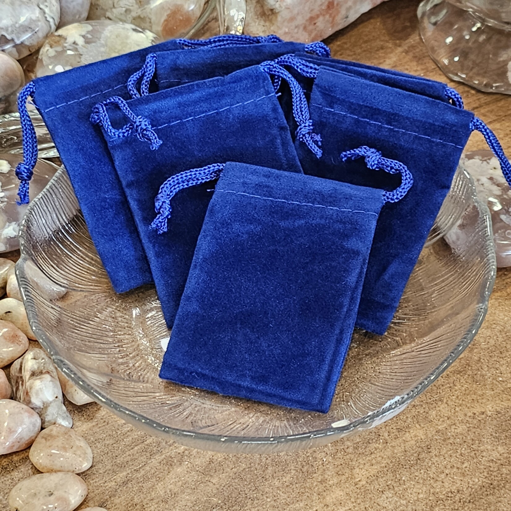 Felt Drawstring Bag - Energy Within Crystals