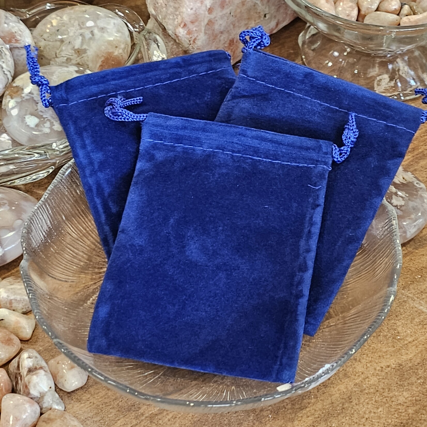 Felt Drawstring Bag - Energy Within Crystals