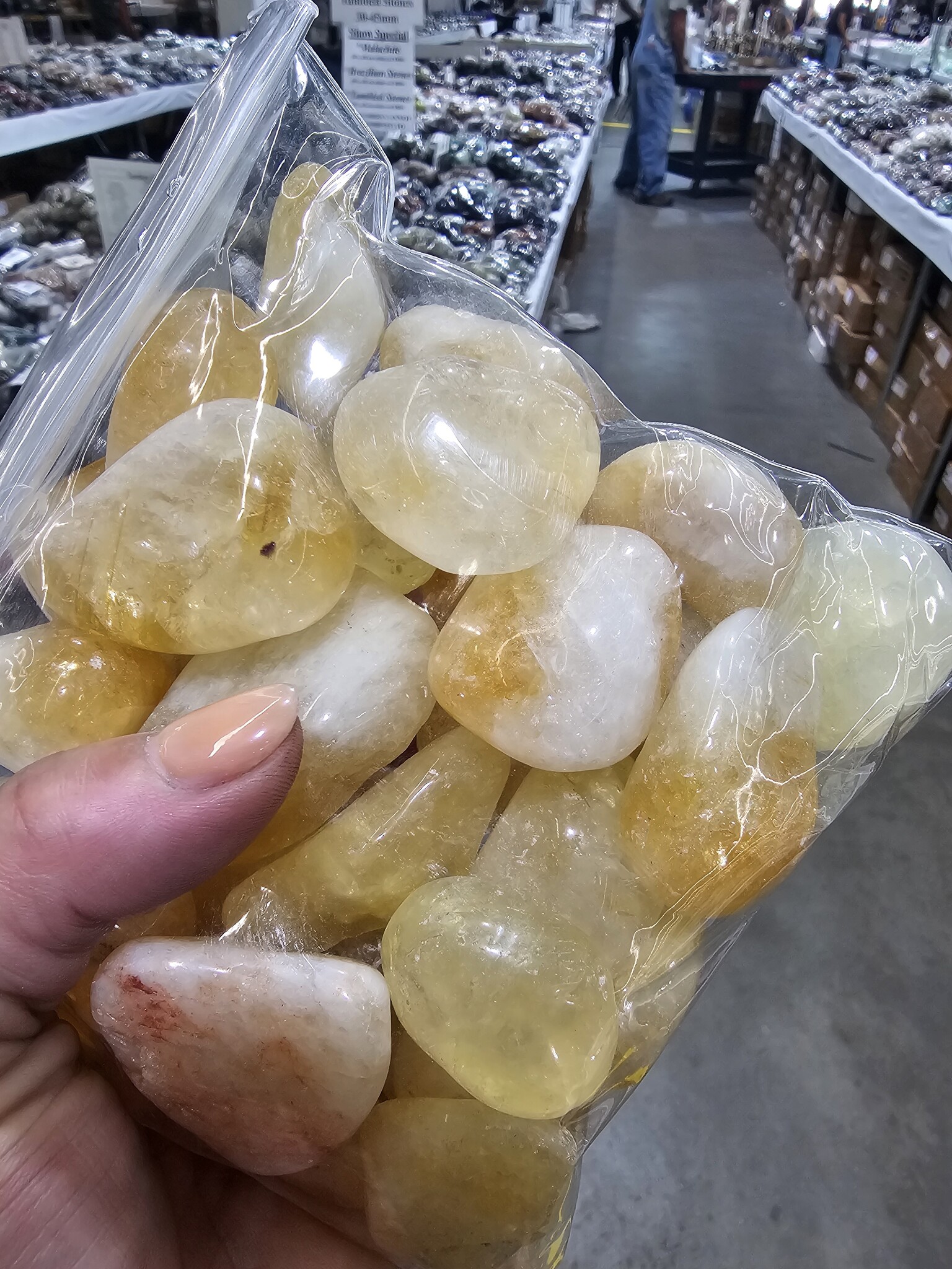 Citrine, XL (heat treated stone) Abundance, Creativity, Personal Power ...