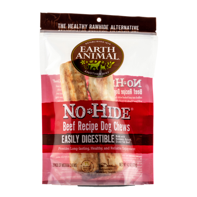 Earth Animal No-Hide Beef 7'' 2-Pack - Twelve Paws Pet Supply