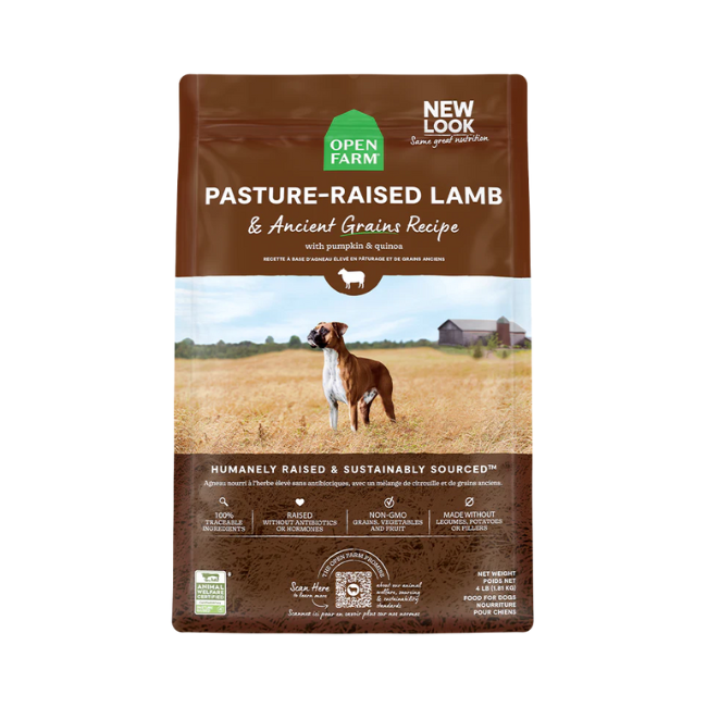 Open Farm Ancient Grains Lamb 4# - Twelve Paws Pet Supply