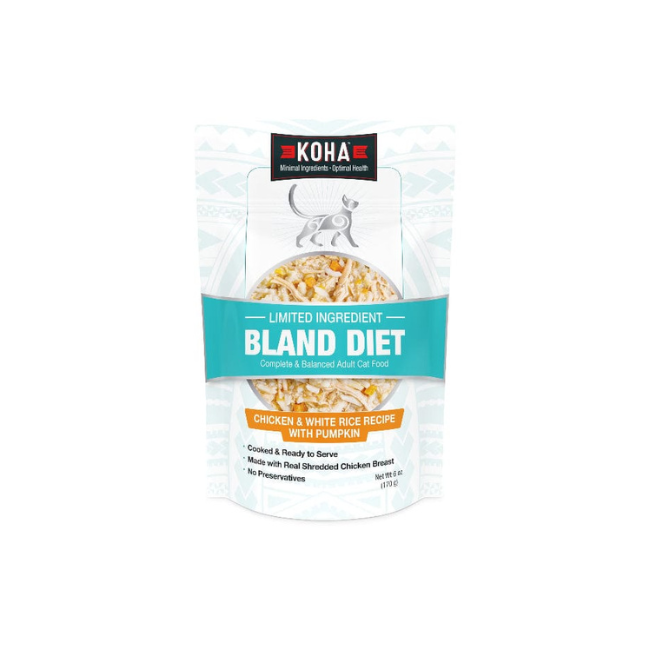 Koha Cat Bland Diet Chicken & Rice 6oz - Twelve Paws Pet Supply