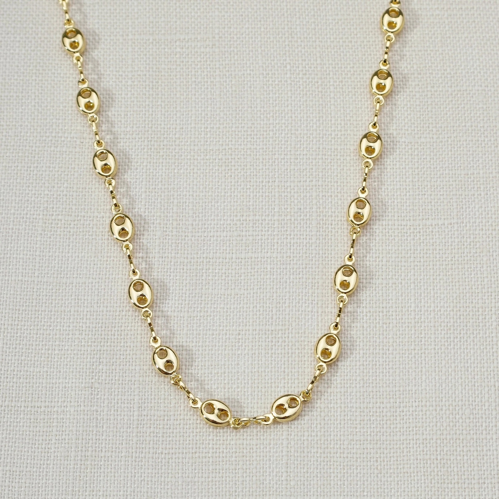 Puff Link Chain Necklace - Bohdii Boutique