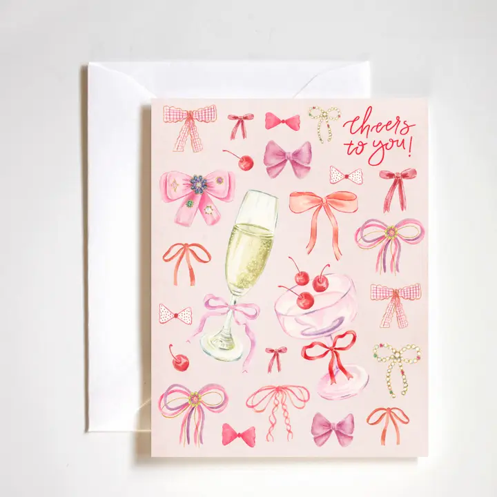 Cheers To You Congratulations Card - Bohdii Boutique
