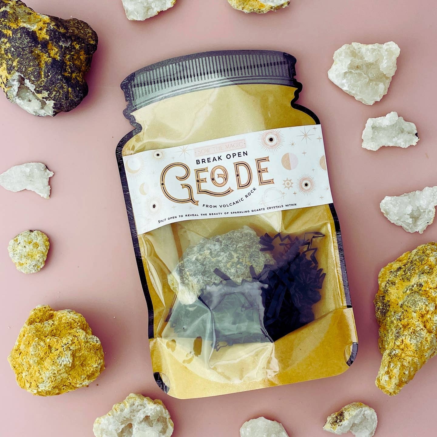 Break Open Crystal Geode - Elsewhere Apothecary and Bookstore