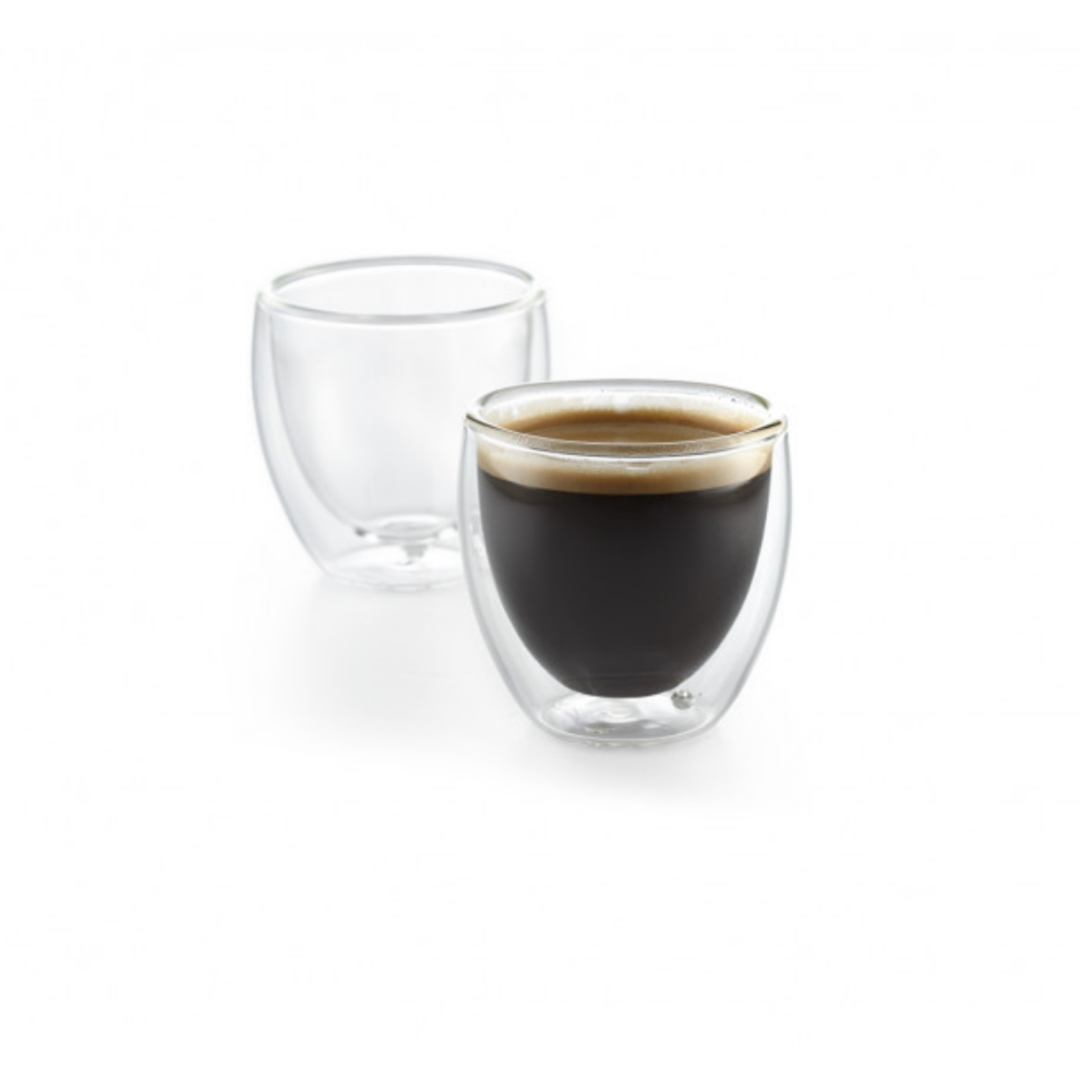 AM02425 VERRES (2) ESPRESSO DOUBLE PAROI 95ML - Atelier Kaféin