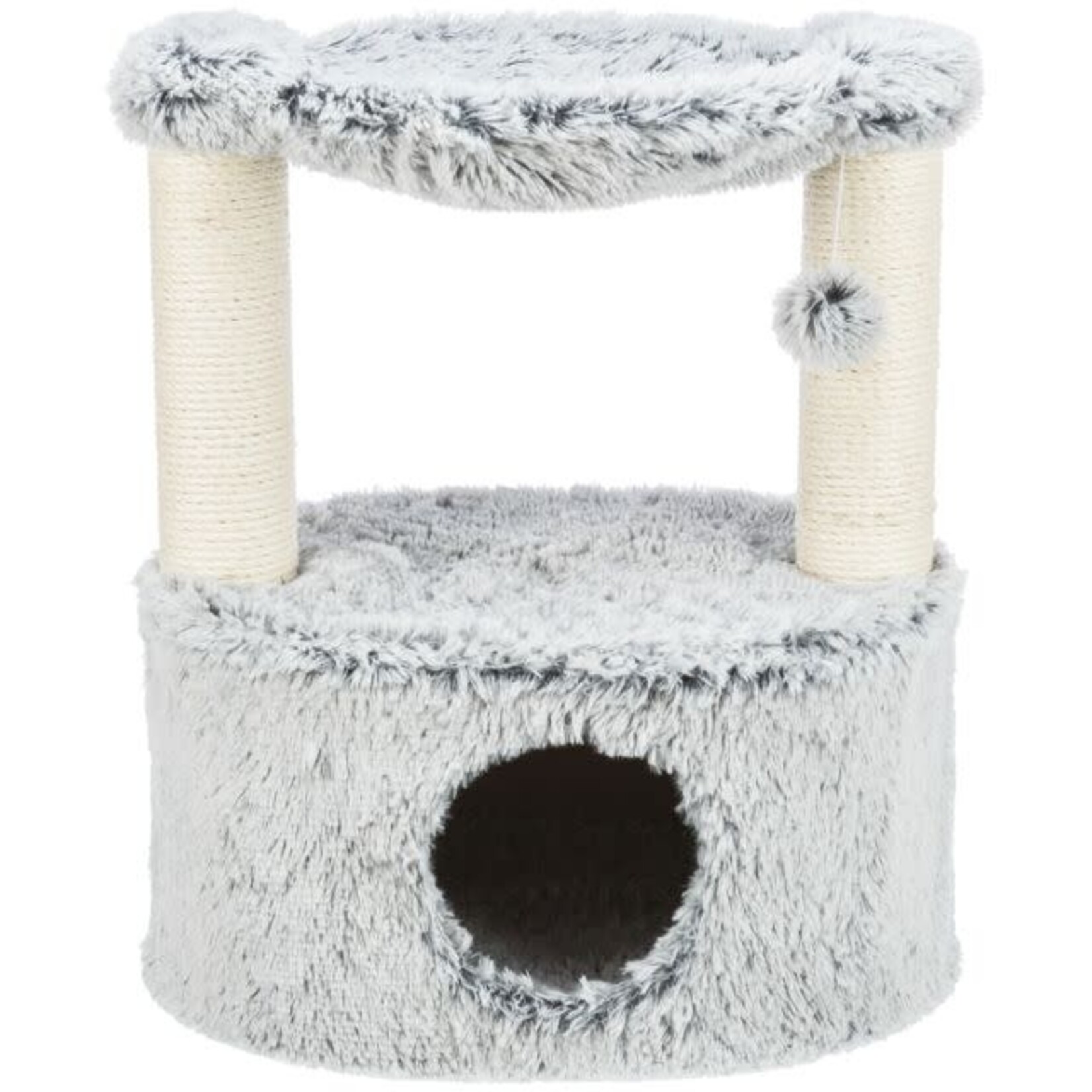 Trixie Gerado Cat Tree With Hammock (Grey) - Wild Whiskers