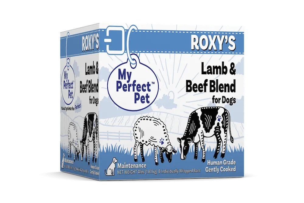 My Perfect Pet Frozen Human Grade Gently Cooked Roxy’s Lamb & Beef ...