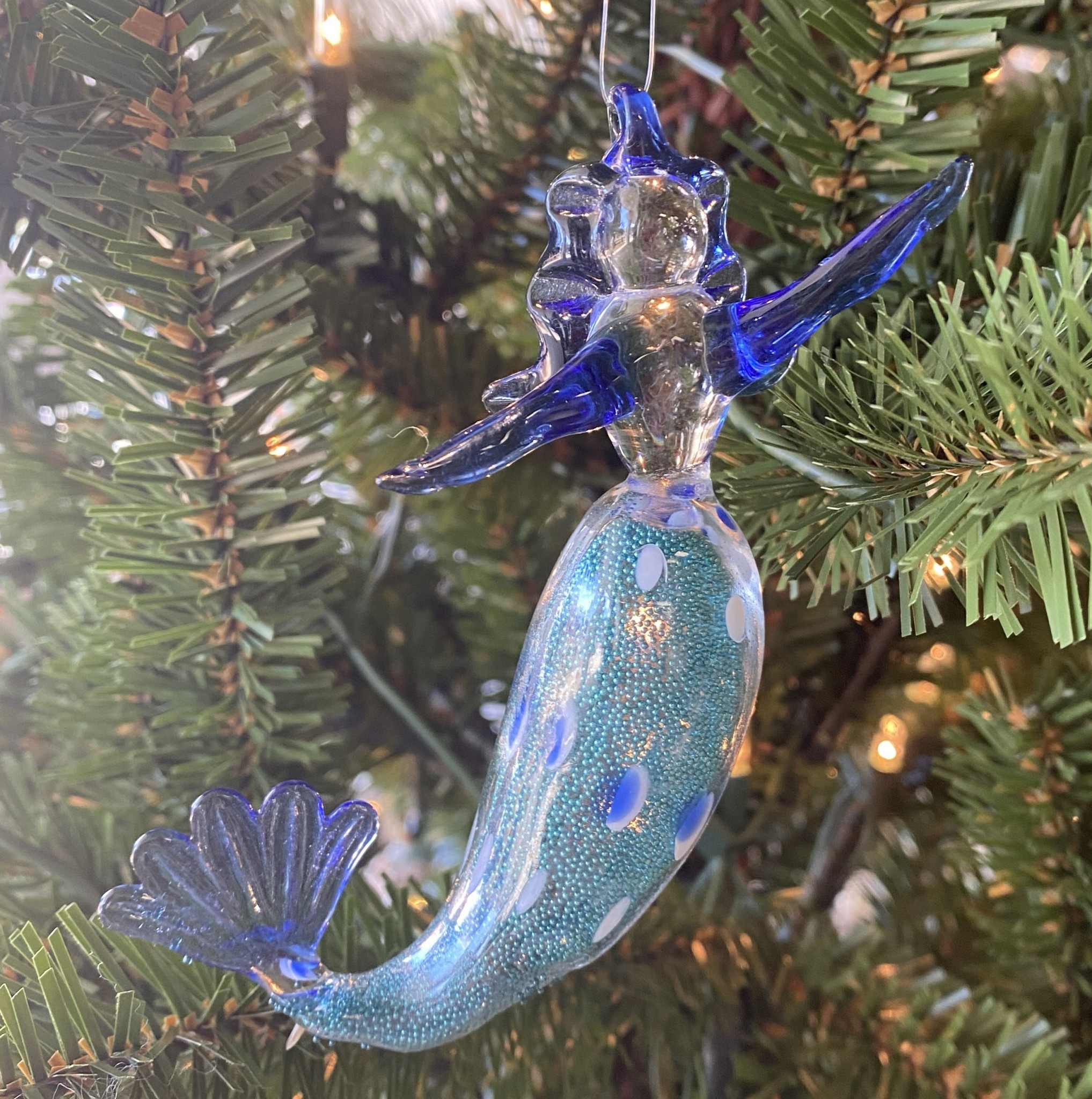 Glass Mermaid Ornament - Prim in Proper