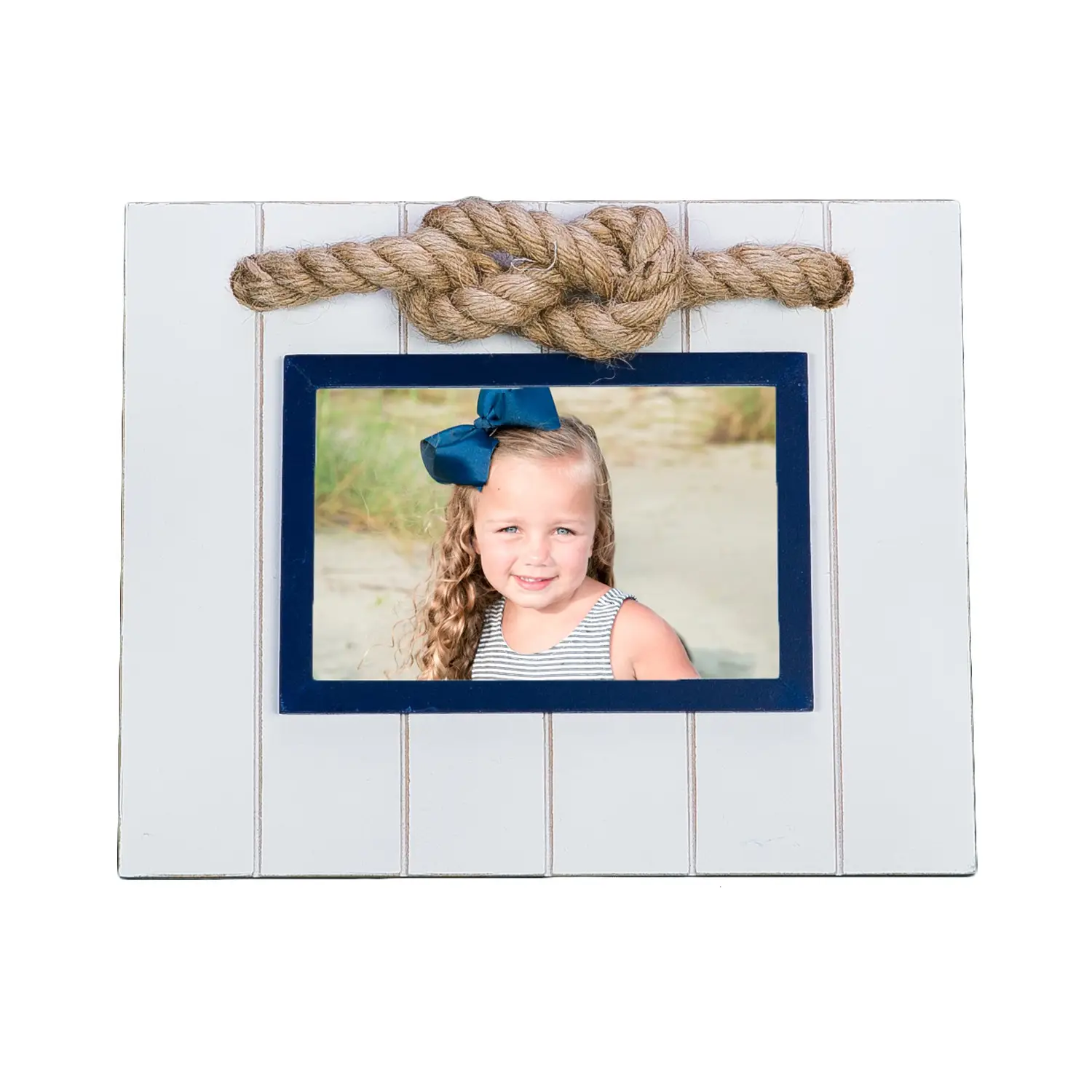 Jute Knot 4x6 Photo Frame - Prim in Proper