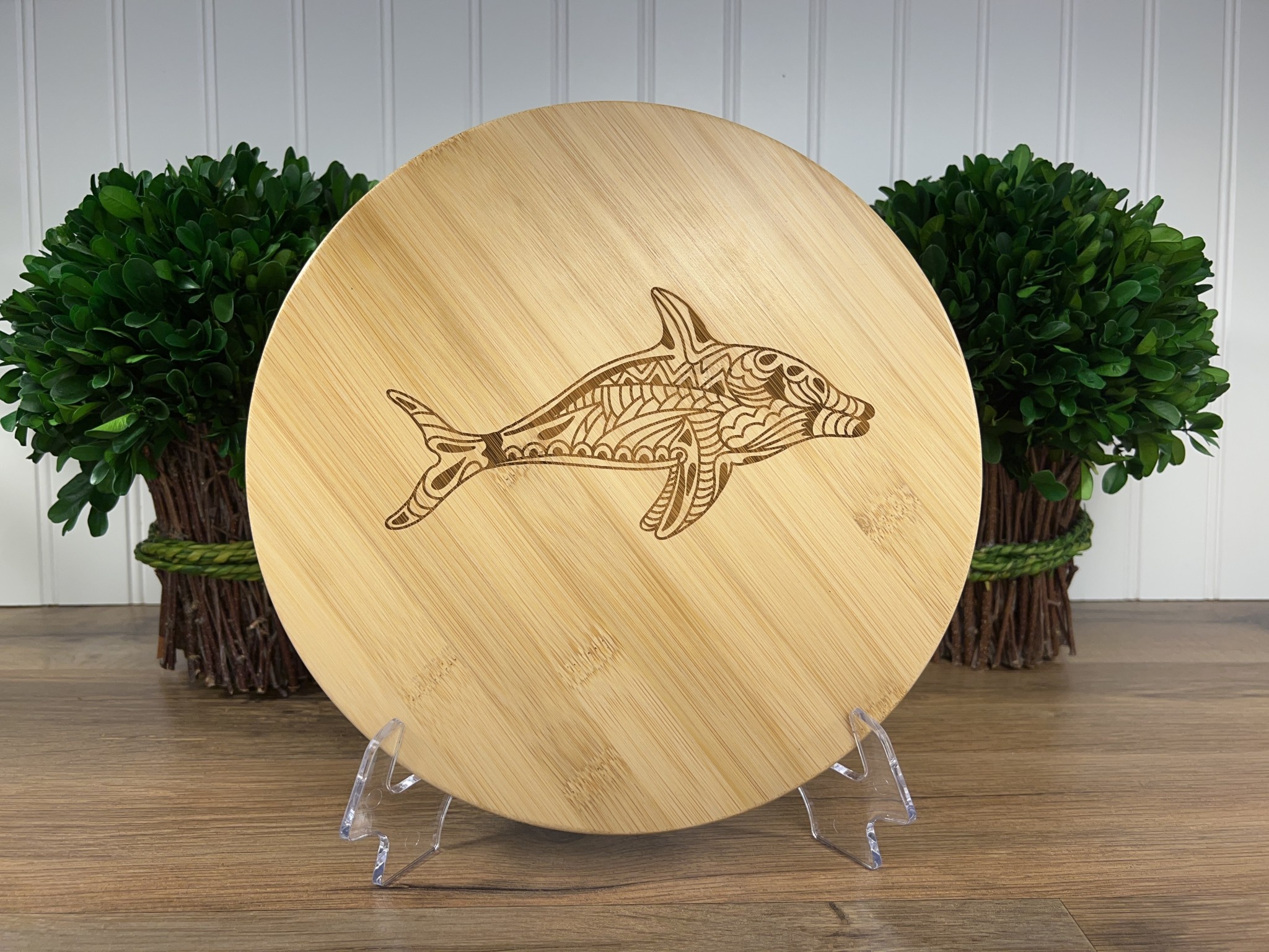 Custom Engraved Bamboo Lazy Susan 10” - Prim in Proper