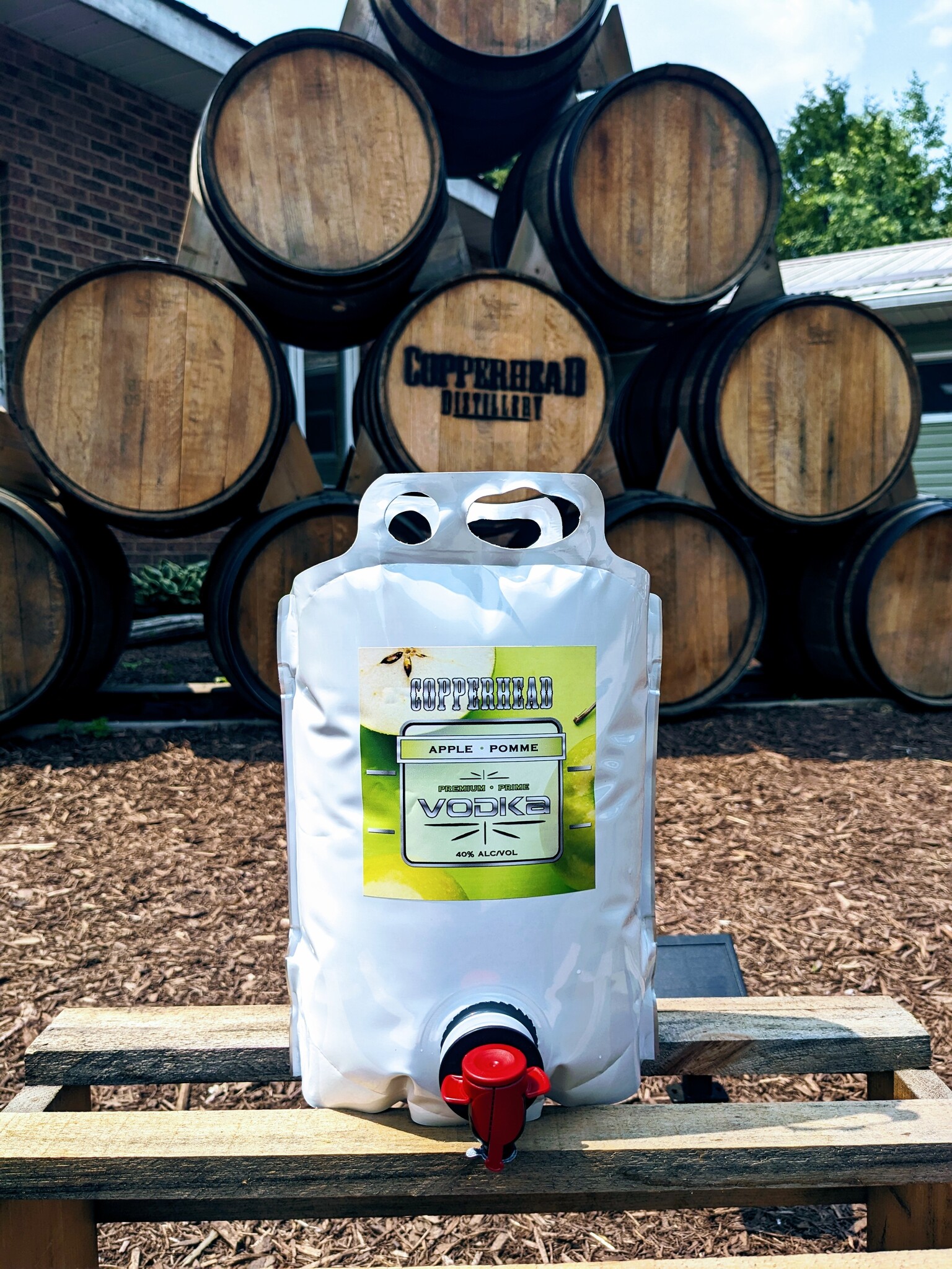 GREEN APPLE VODKA - COPPERHEAD DISTILLERY