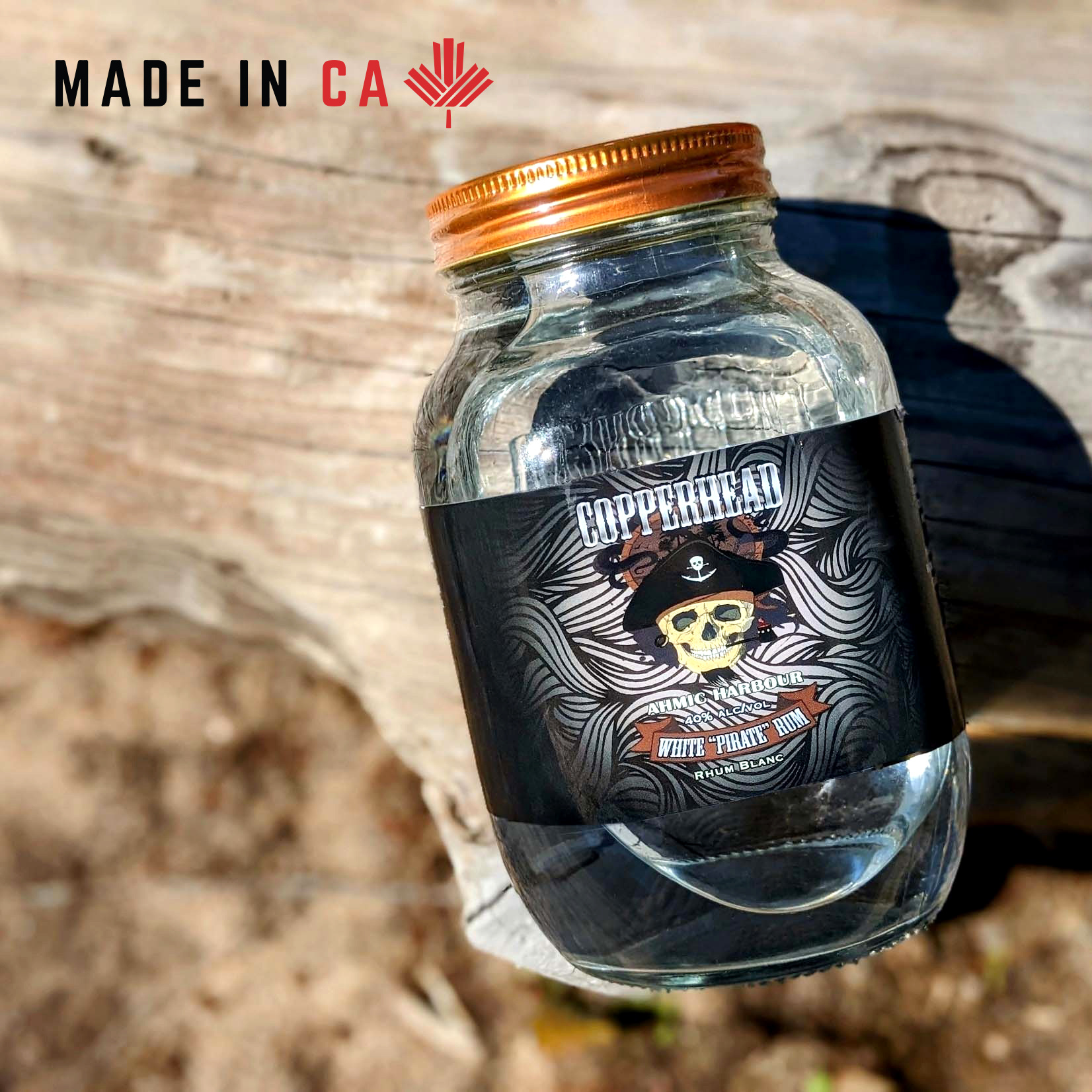COPPERHEAD WHITE RUM - COPPERHEAD DISTILLERY