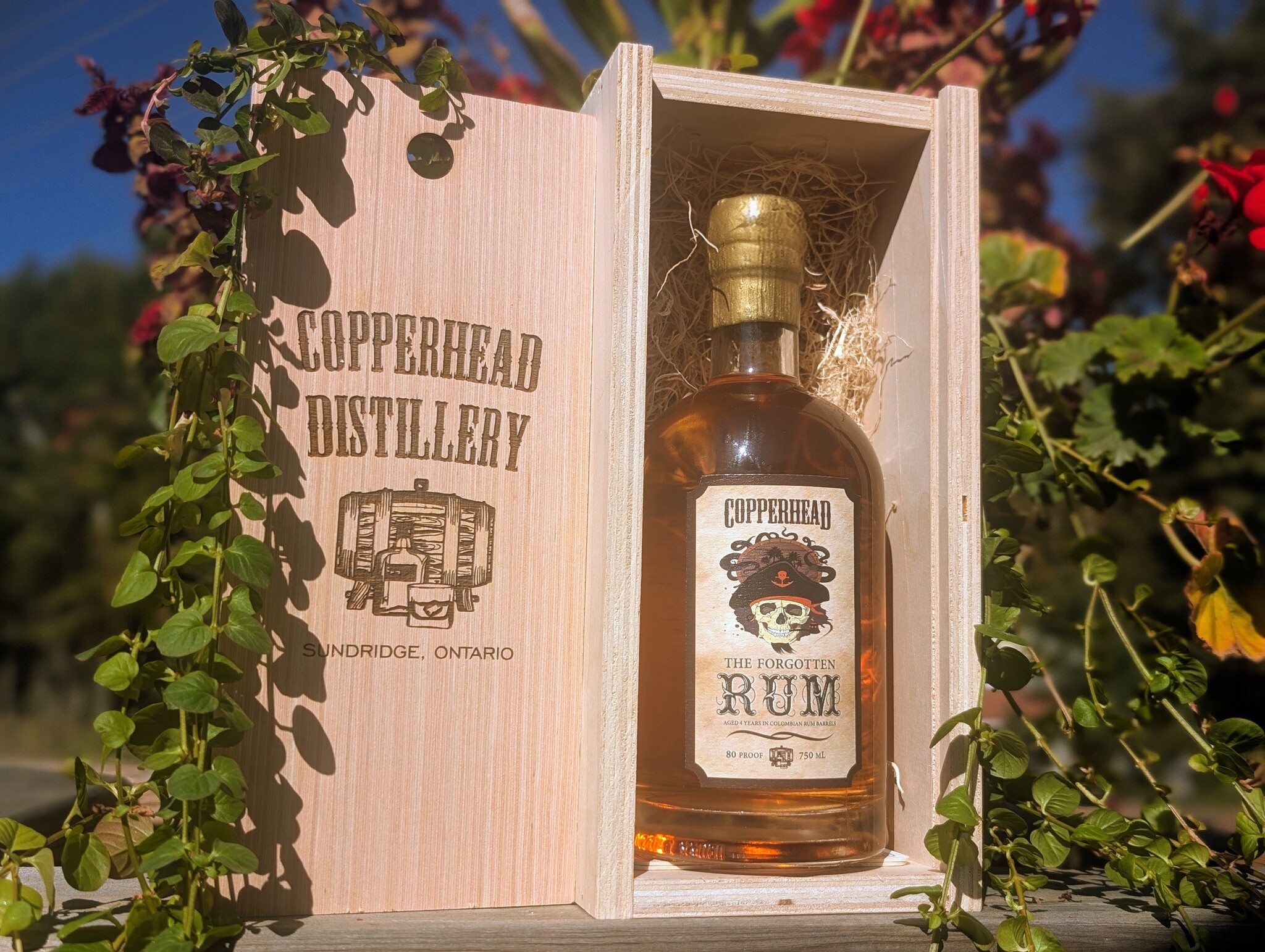 FORGOTTEN RUM [4 YEAR AGED SPICED RUM] - COPPERHEAD DISTILLERY