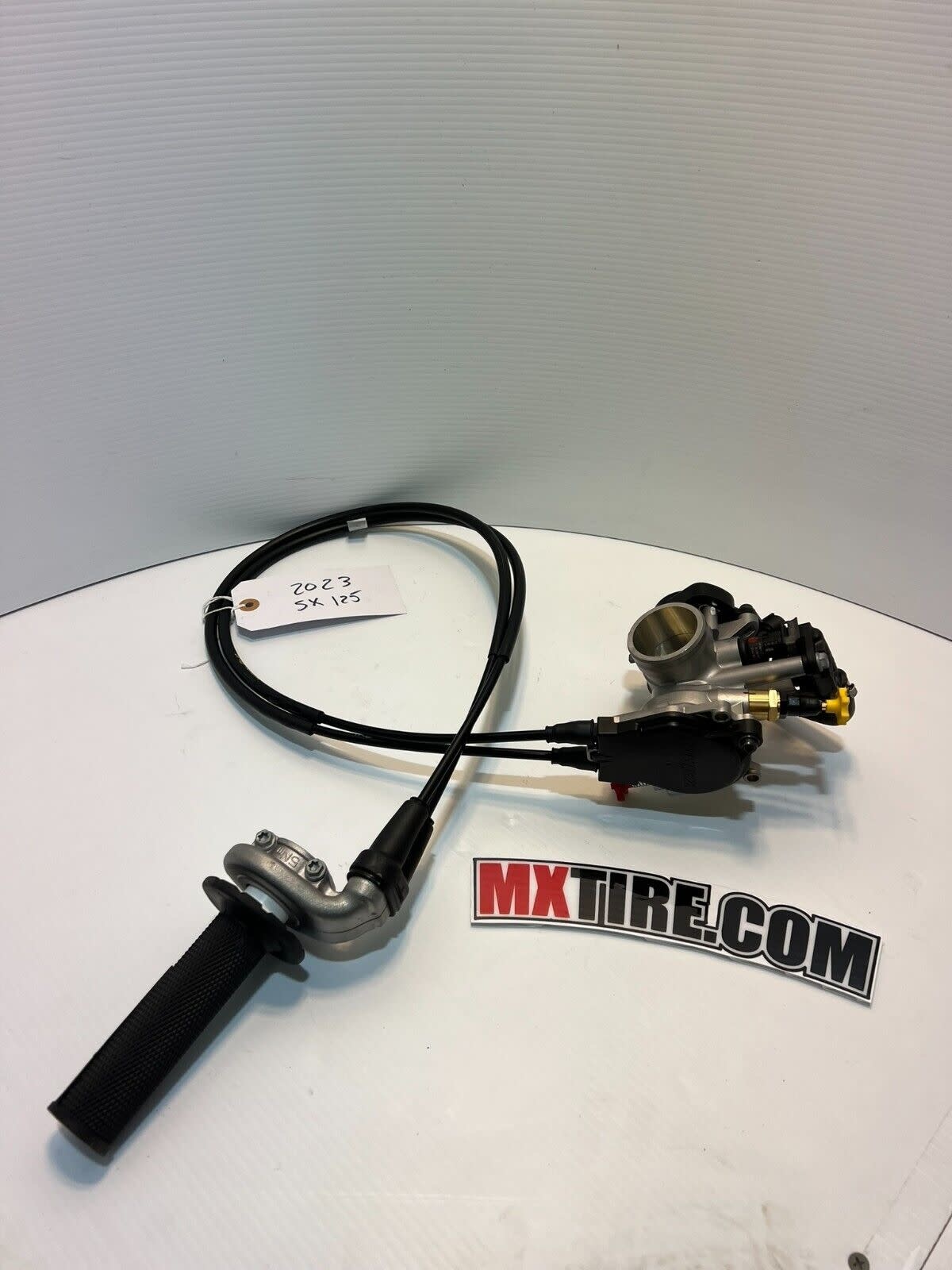 KTM OEM 2023 125SX THROTTLE BODY/ CABLE/ THROTTLE TUBE - MXTIRE