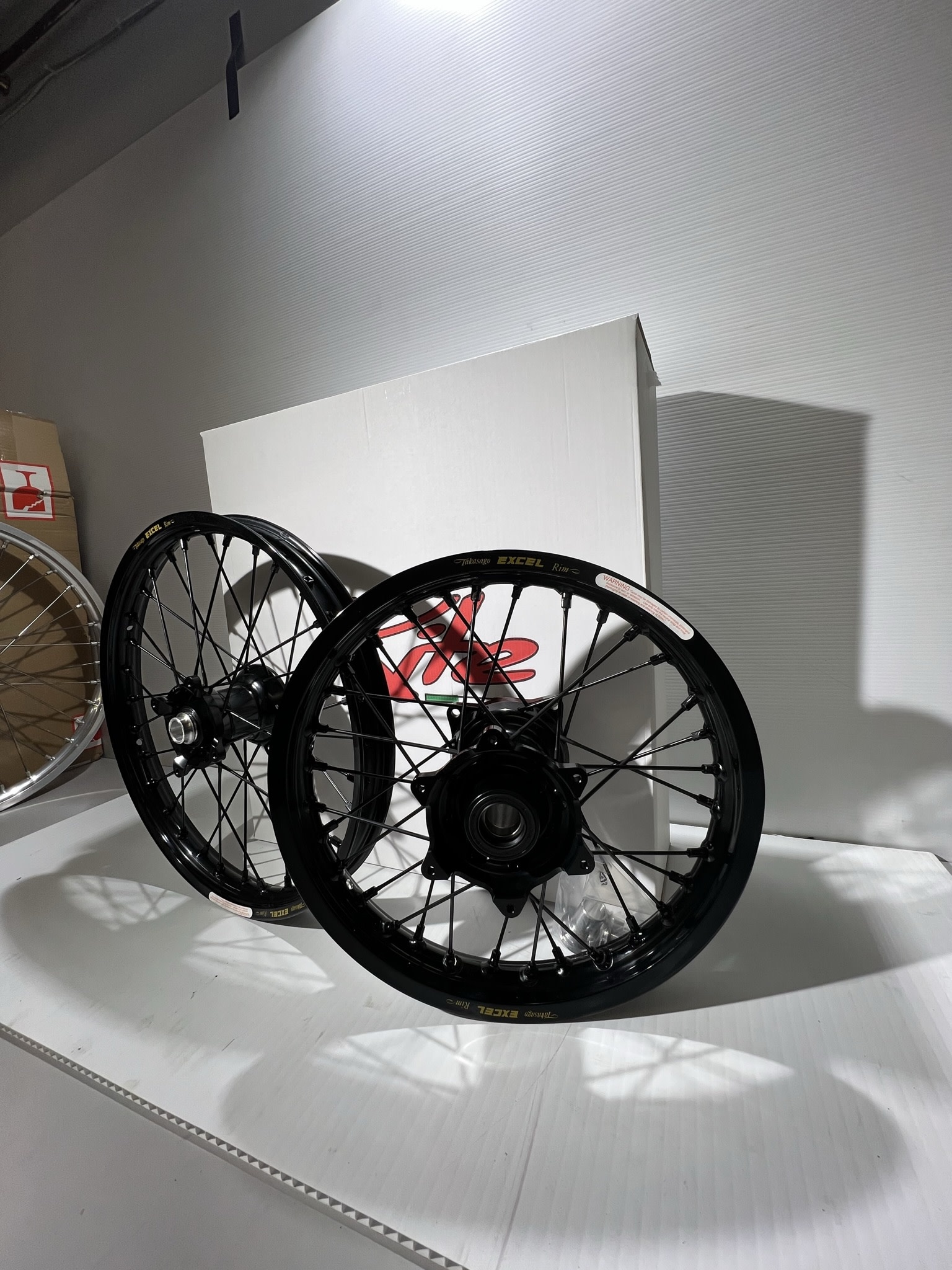 KITE KITE WHEEL SET 14/17 - KTM/ GASGAS/ HUSQVARNA 85SX ALL BLACK - MXTIRE