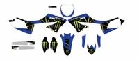 D'COR D-COR CMPLT KIT MONSTER ENERGY SLASH WHITE BG YAMAHA YZ125/250 ...