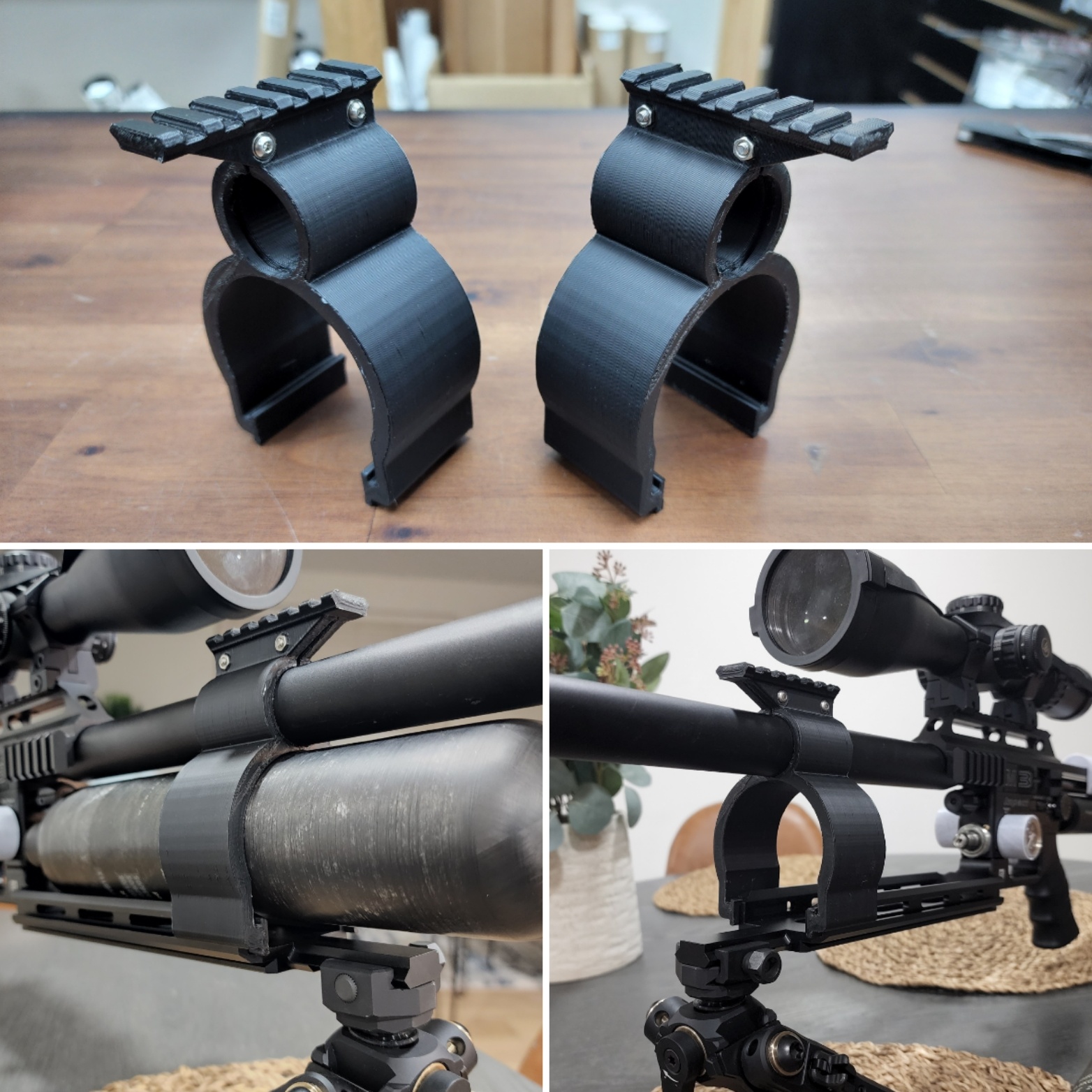 3D Print Impact Barrel Band for Arca Rail 2 - Alamo Airguns of San Antonio